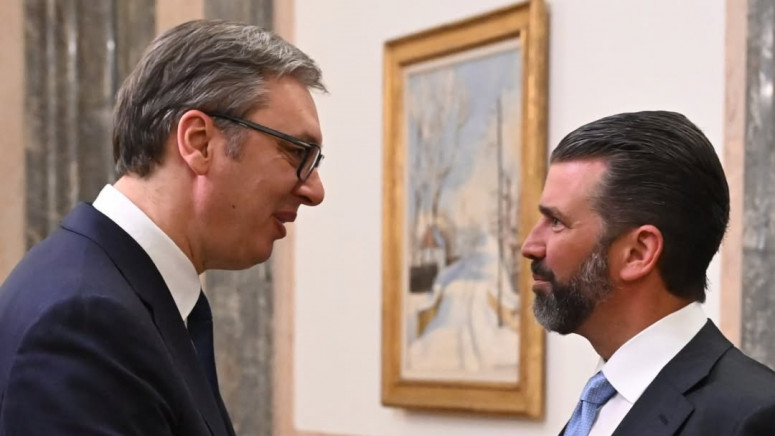 VUČIĆ SA DONALDOM TRAMPOM MLAĐIM O BILATERALNIM ODNOSIMA SRBIJE I SAD ...